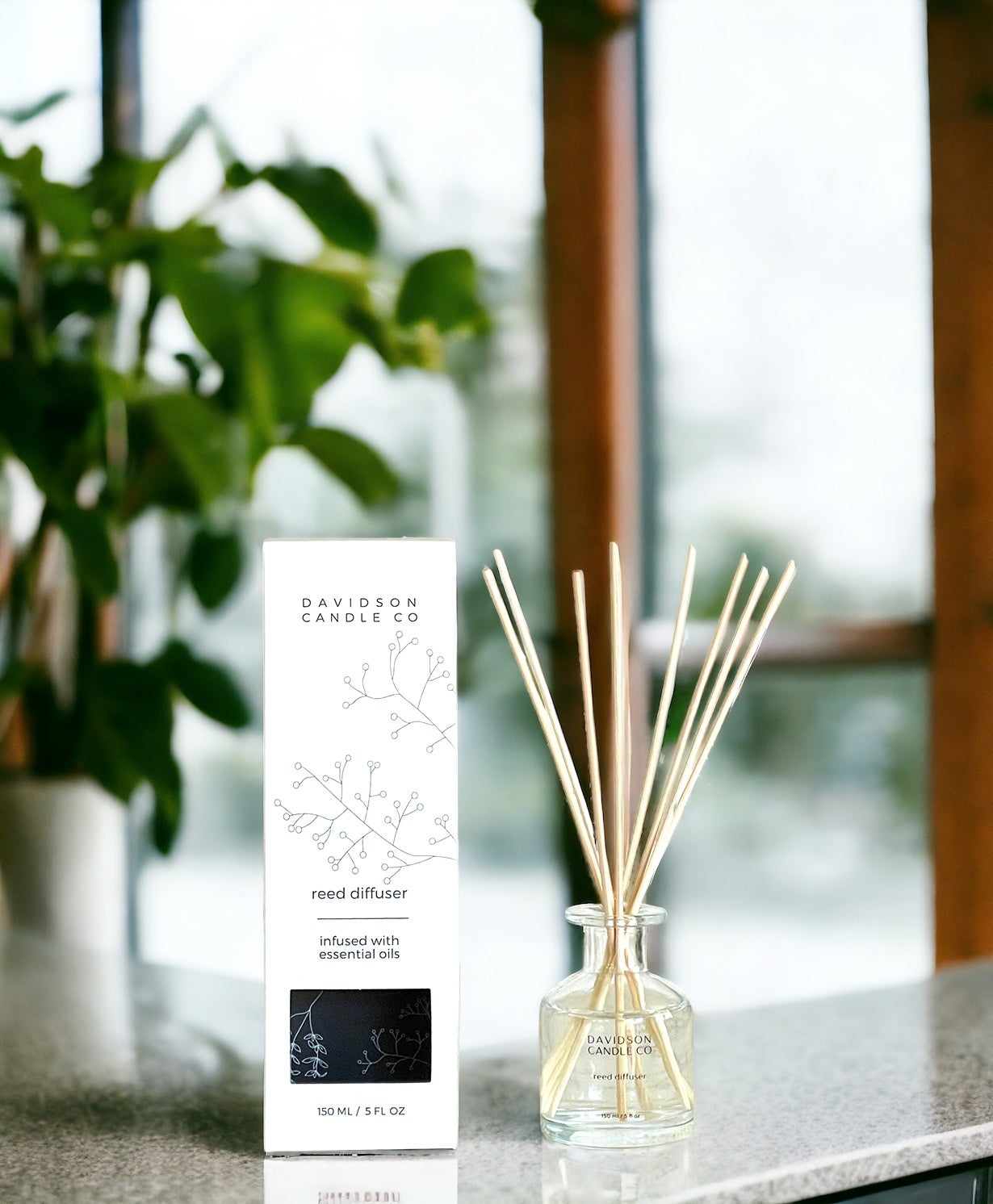 Black Cherry & Oak Reed Diffuser | Davidson Candle Company
